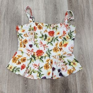 Janela Bay | Swim | Janela Bay White Floral Swim Top | Poshmark